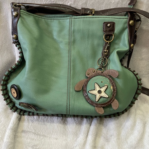 Chala | Bags | Chala Vegan Leather Turtle Theme Shoulder Pursecrossbody ...